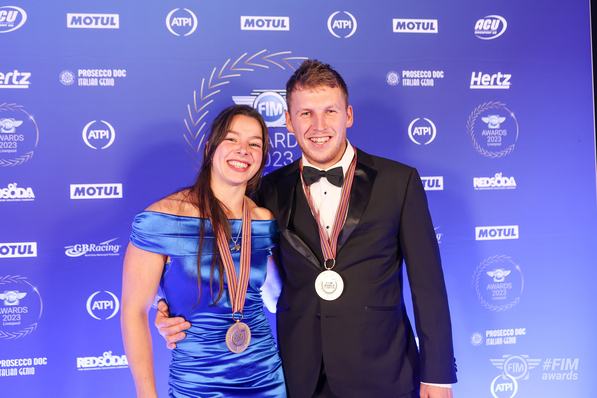 Emmanuelle Clément et Todd Ellis (photo FIM) | FFMoto